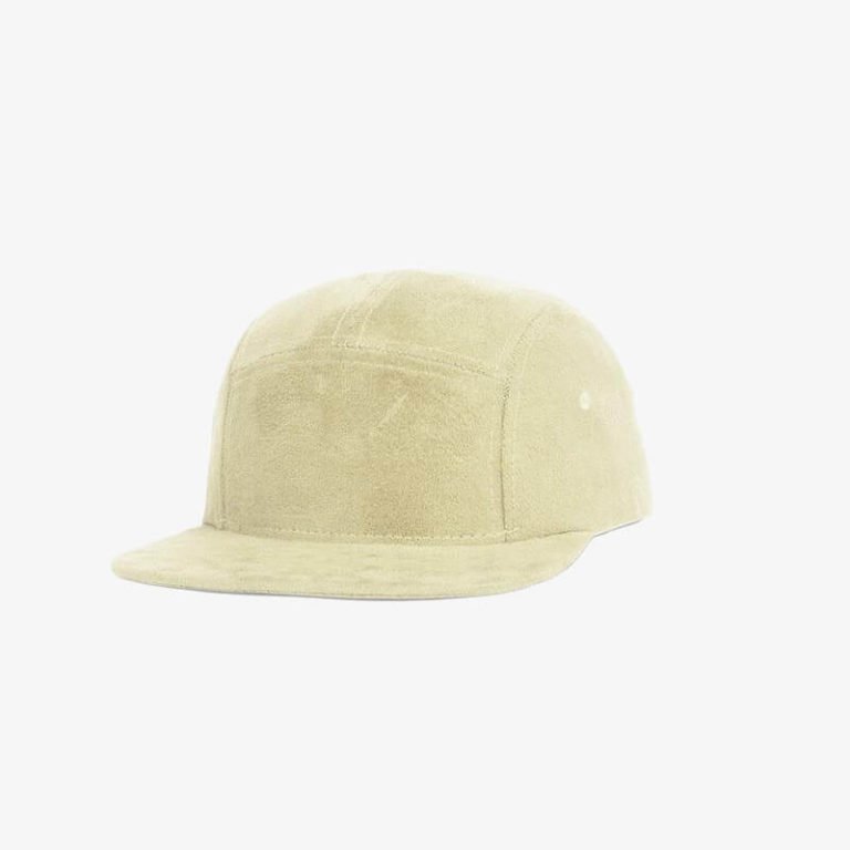 Boné five panel em veludo bege - Hurdle fornecedor de bonés